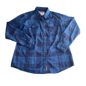 DIXXON | Tops | Dixxon X Snap On Tools Flannel Shirt Womens Blue ...